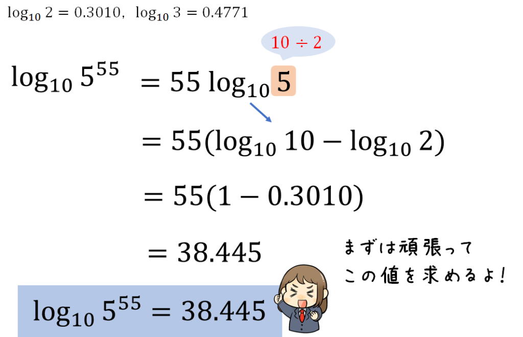 常用対数を使って最高位の数を求める方法をイチから！ | 数スタ